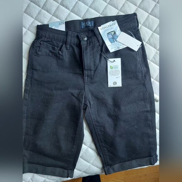 Curve Appeal | Shorts | Black Jean Shorts With Smooth Finish | Poshmark